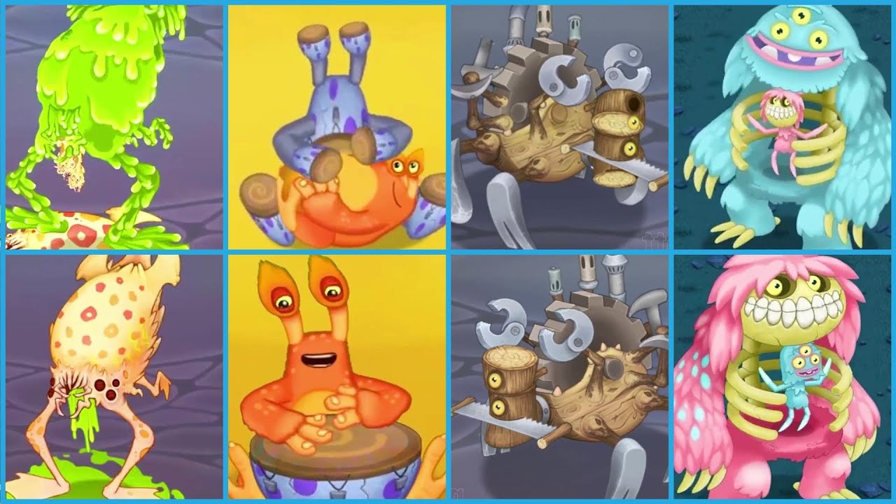 The MONSTERS Of INVERTED From My Singing Monsters With ORIGINAL ...
