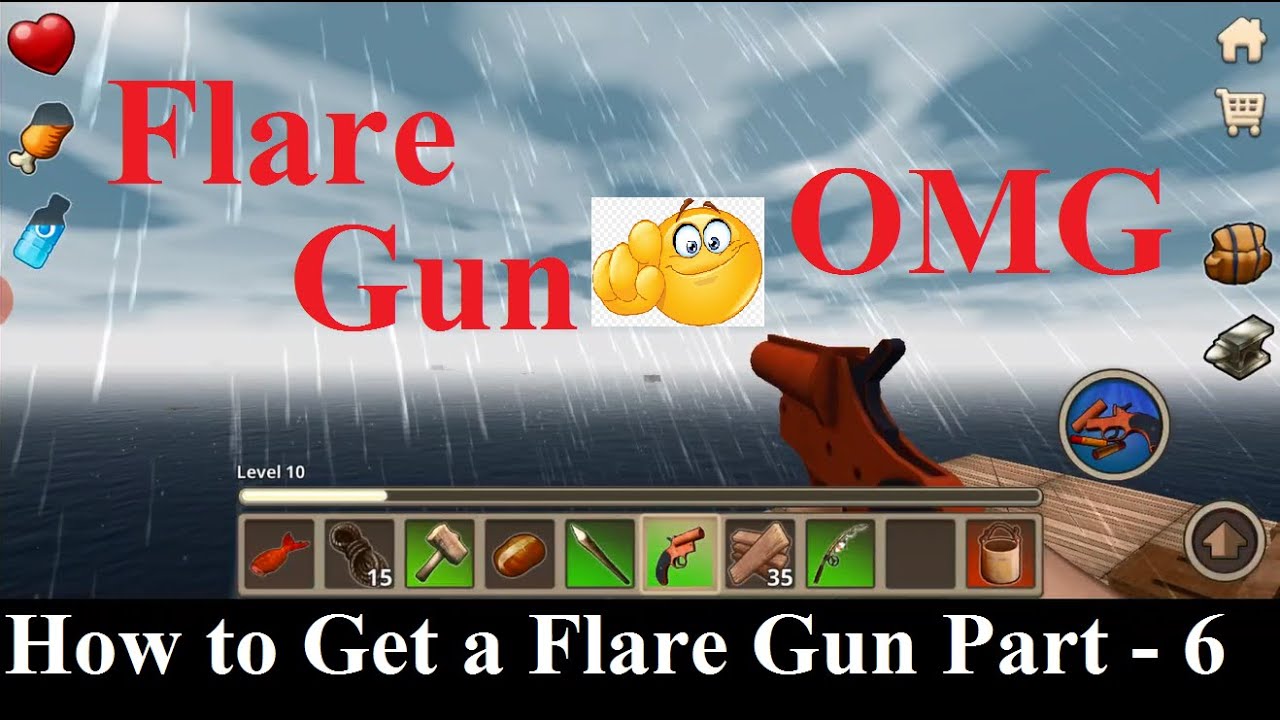 Survive on Raft Gameplay in hindi Part - 6 (How to Get a Flare Gun ...