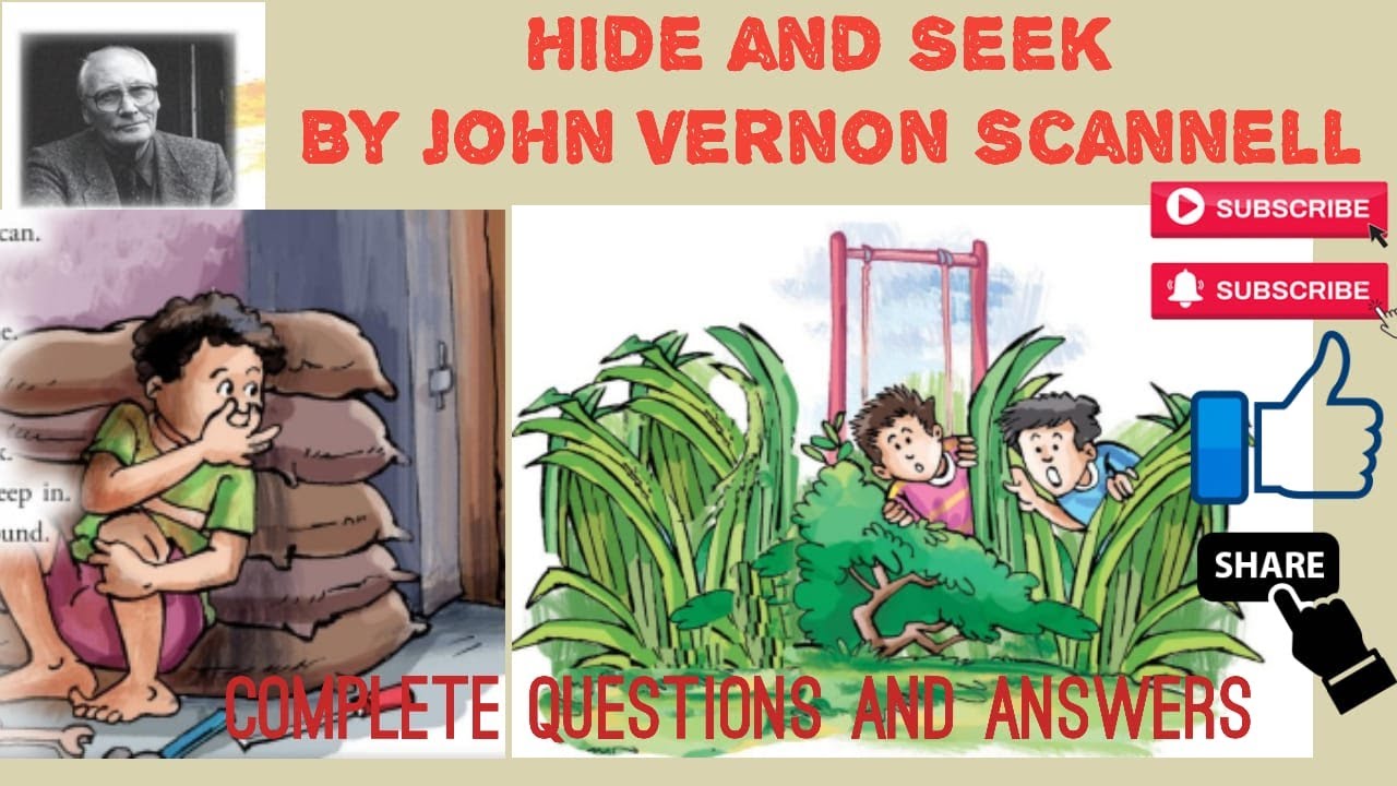 Hide and Seek written by John Vernon Scannell Complete Questions and ...
