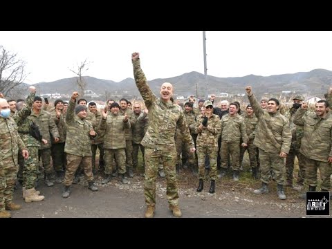 Ali Baş KOMANDAN İlham ƏLİYEV İşğaldan Azad Edilən QUBADLI Şəhərində Hərbi QULLUQÇULARLA Görüşüb...