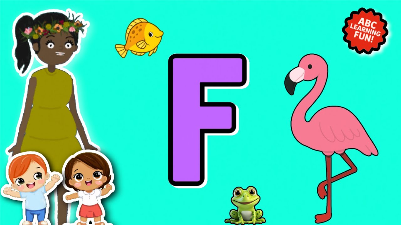 Learn the Letter F – ABCs for Kids | Fun Preschool Show with Emma & Leo ...