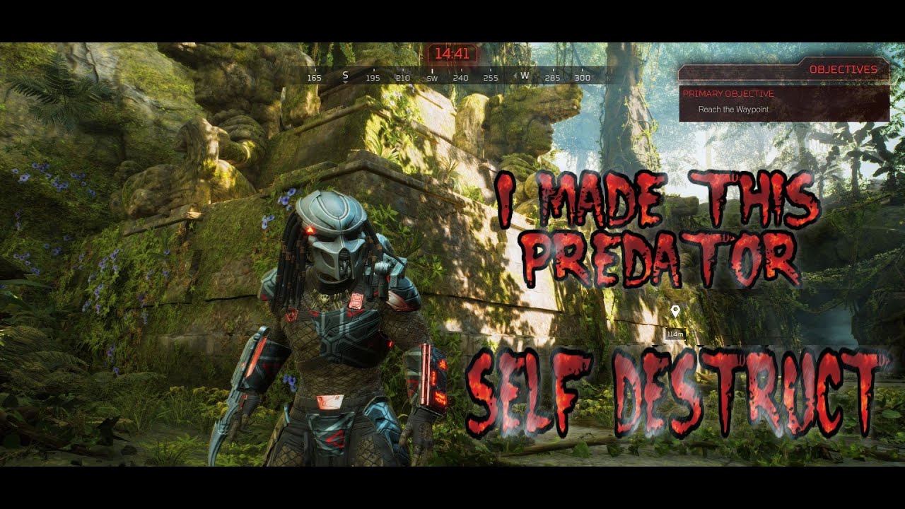 Predator: Hunting Grounds - I Made This Predator Self Destruct - YouTube