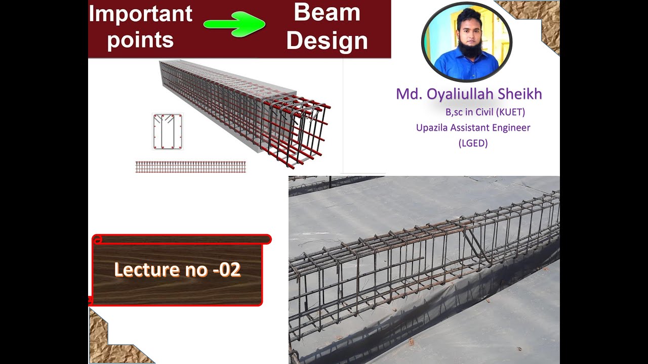 BEAM DESIGN| Beam Design| Proper Way Beam Design| - YouTube
