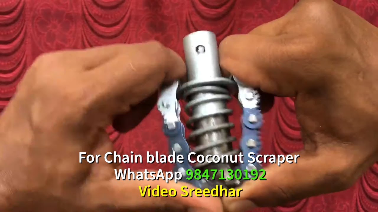 For Chain blade Coconut Scraper | Buy Chain blade Coconut Scraper ...