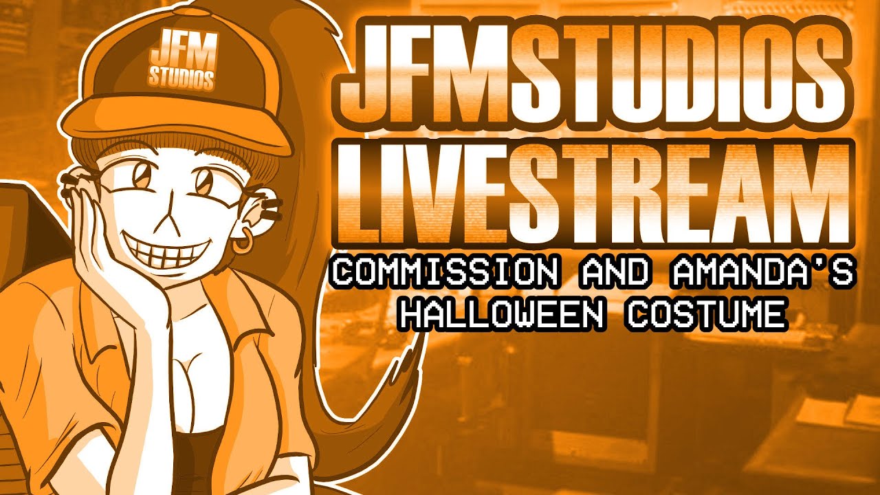 JFM Studios LIVE: Halloween Commission and Amanda's 2025 Costume - YouTube