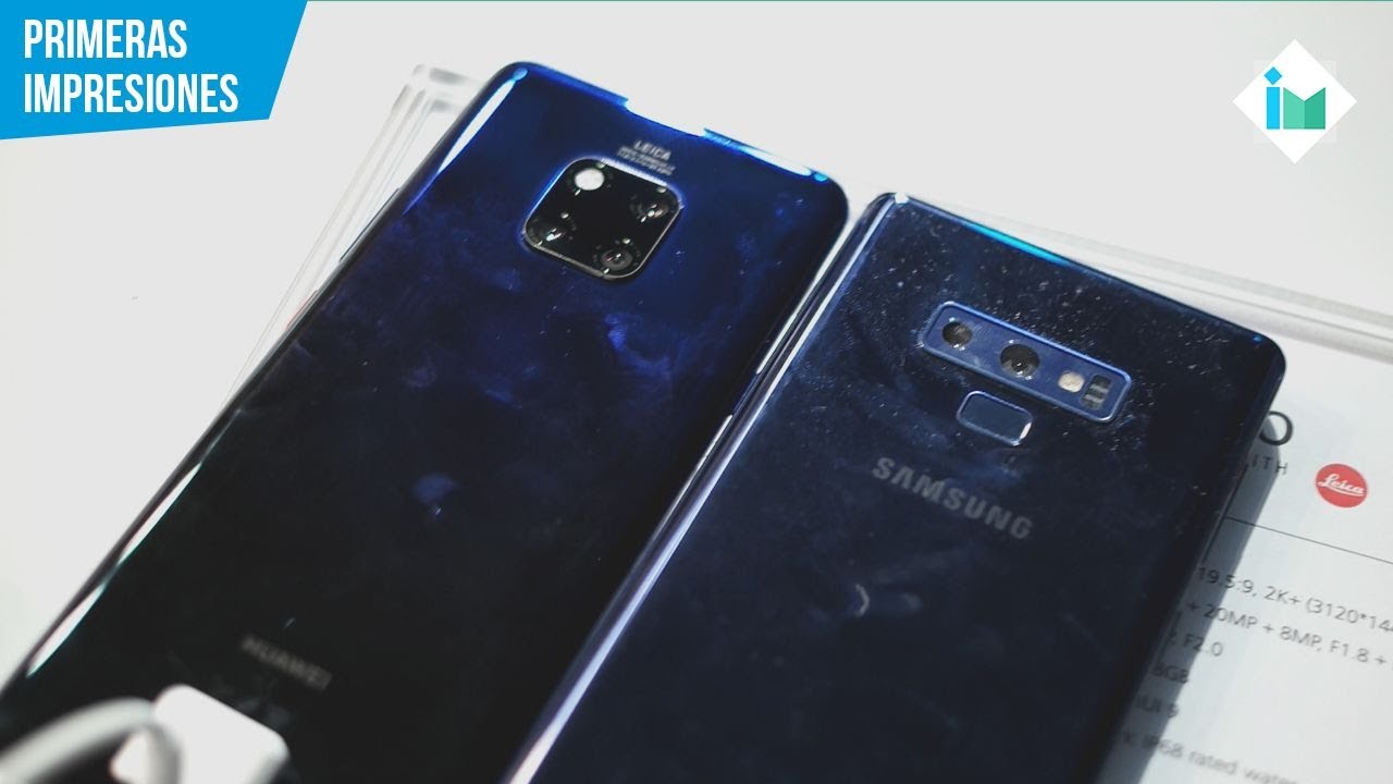 Samsung Galaxy Note 9 vs Mate 20 Pro | Primeras impresiones - YouTube
