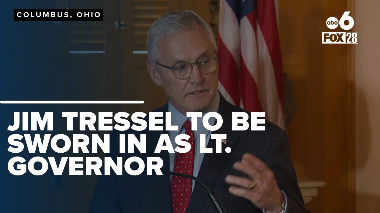 Jim Tressel to be sworn in as Lt. Governor of Ohio - YouTube