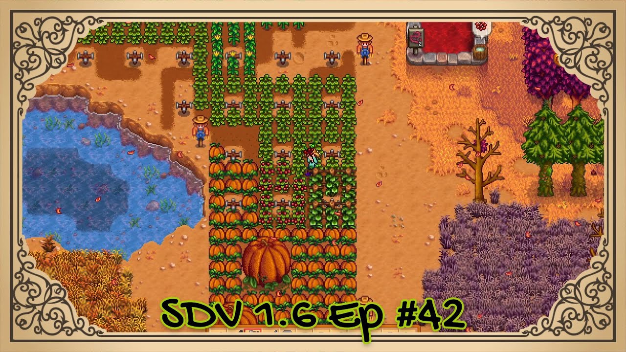 The Meadowlands Episode #42: Very Plump Pumpkins! (SDV 1.6 Let's Play) - YouTube