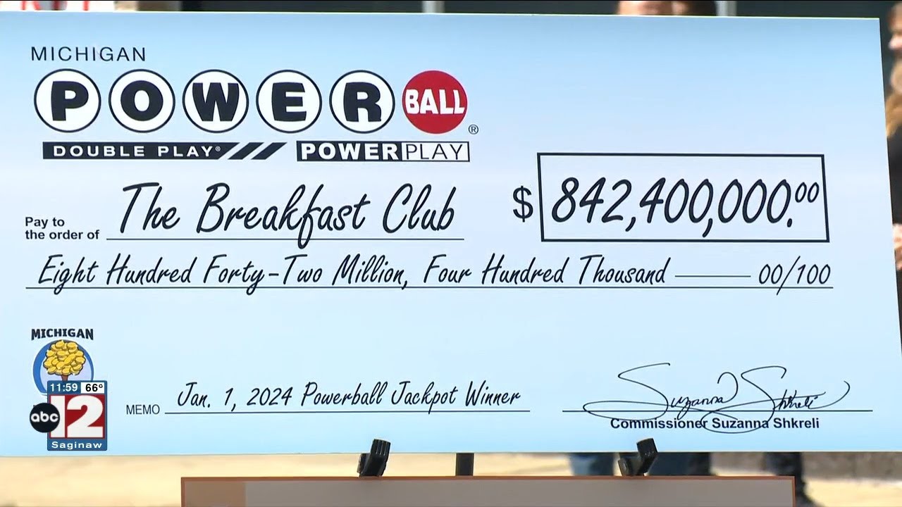 Jackpot! Club claims $842 million Powerball prize in Grand Blanc - YouTube