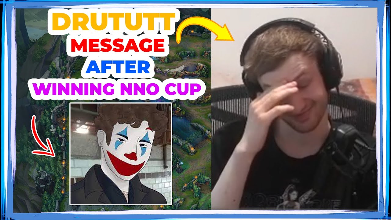 Drututt MESSAGE After WINNING NNO CUP 👀 - YouTube