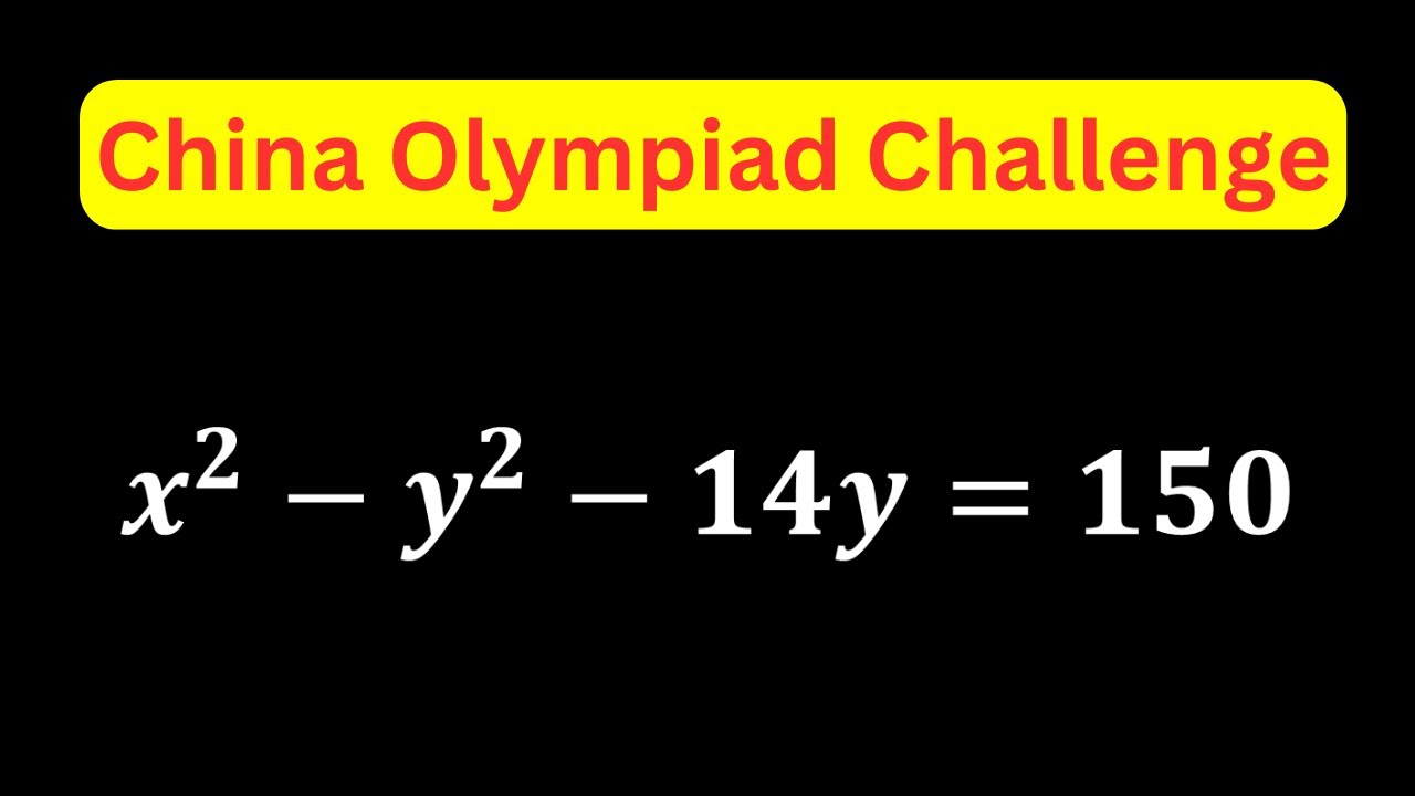 China Math Olympiad | A Nice Algebra Problem | #math #pagdiwalesir ...