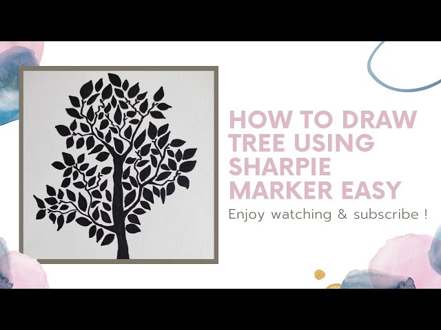 Sharpie Drawings Of Trees