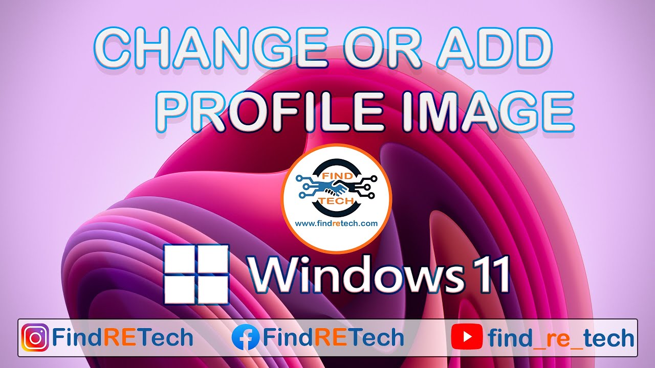 Change Profile Image in windows 11 (easy to way) - YouTube
