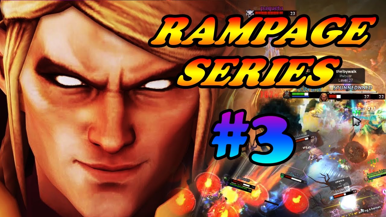 Rampage Series #3 Top tier Rampages | Dota 2 Pro Play - YouTube