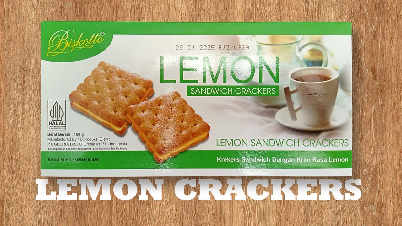 BISKOTTO LEMON SANDWICH CRACKERS - YouTube