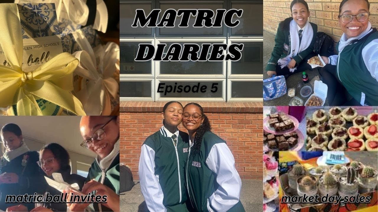 MATRIC DIARIES: WEEK IN MY LIFE - matric ball invites + presentations ...