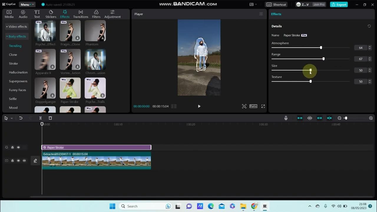 [HAVE YOU TRIED THE PAPER STROKE BODY EFFECT IN CAPCUT?] Step-by-Step Tutorial on Adding the ...