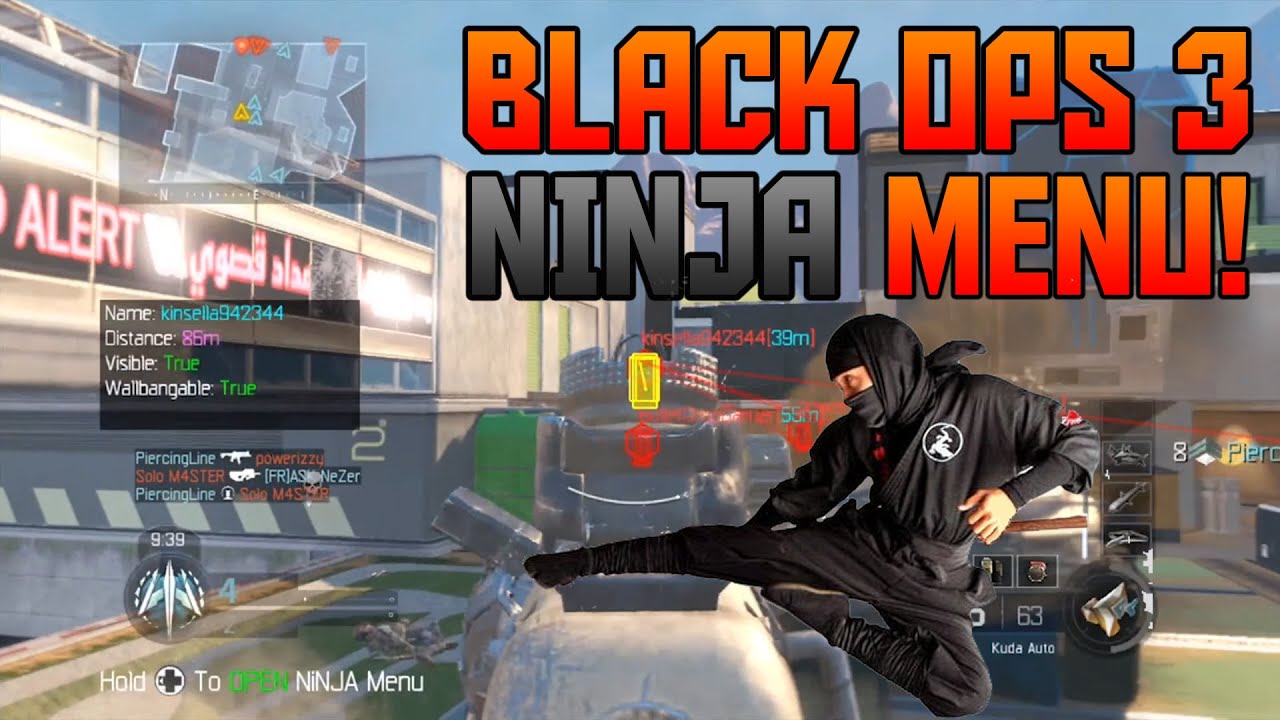 BO3 NINJA MOD MENU! - YouTube