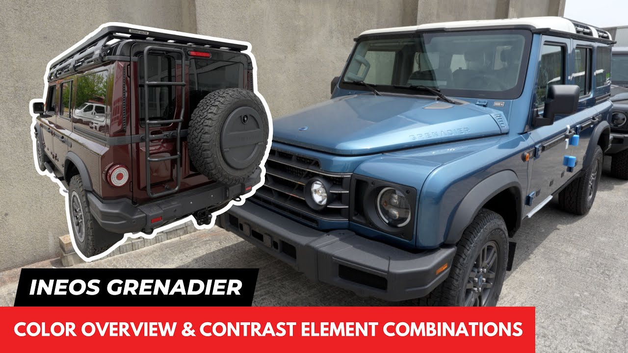 Ineos Grenadier - Color & Contrast Element Combinations - YouTube
