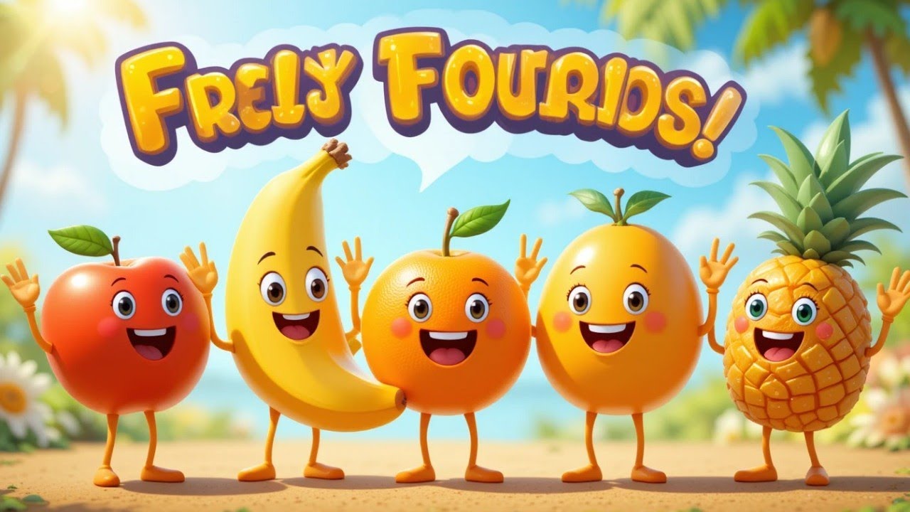 Talking Fruits Learn Colors & Fruits for Kids - YouTube