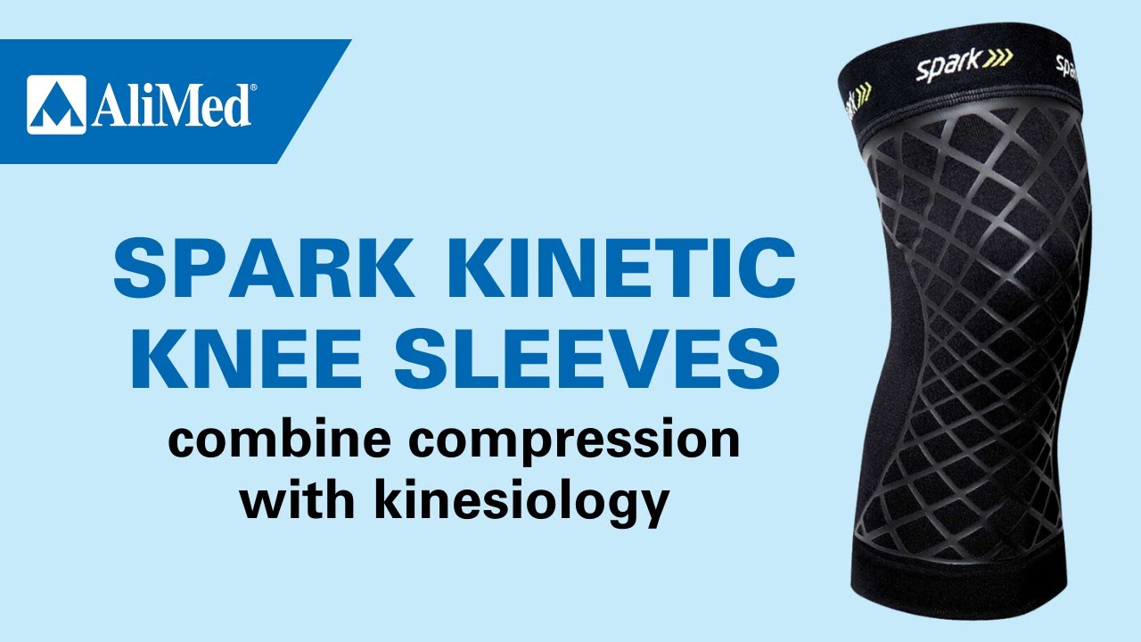Spark Kinetic Knee Sleeves combine compression with kinesology - YouTube