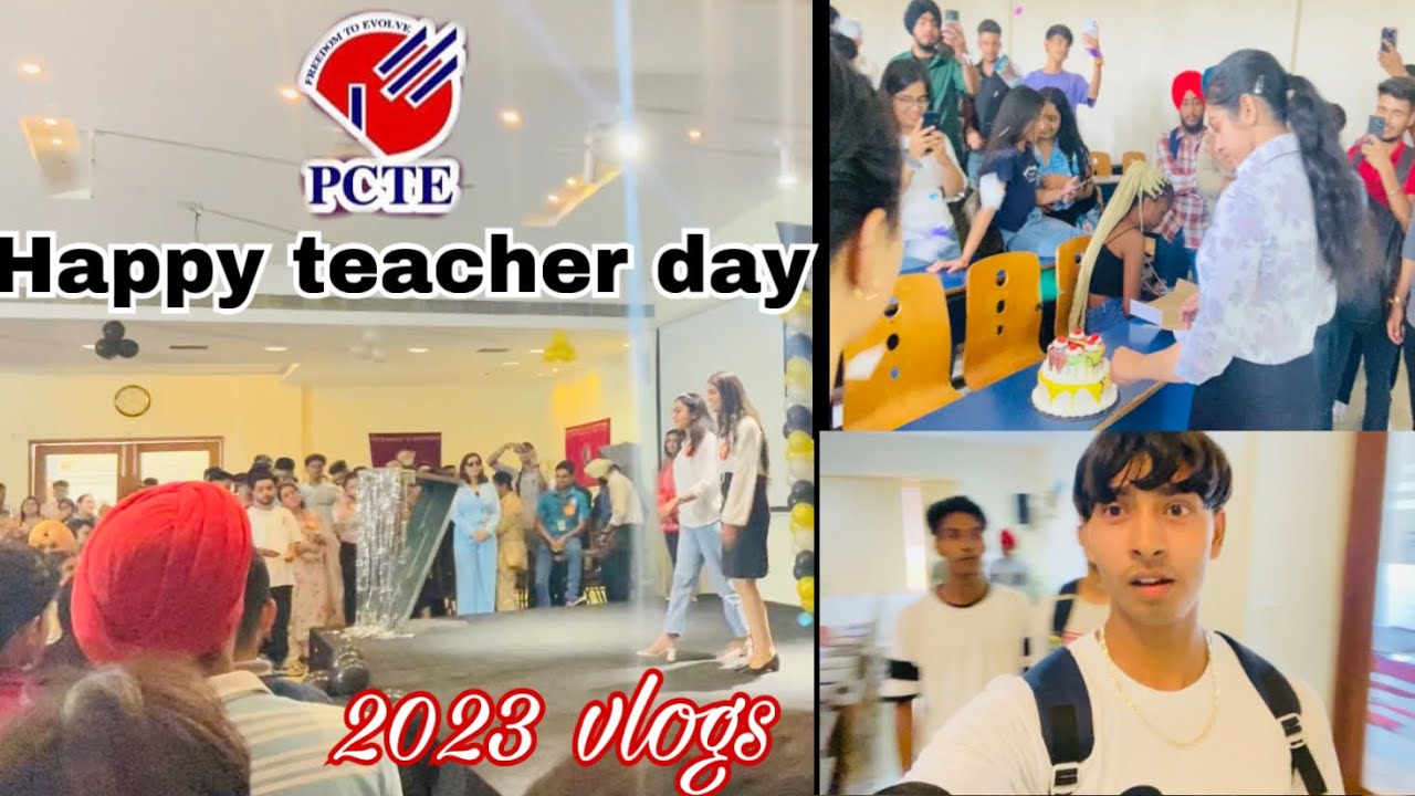 Pcte 5 September 2023 ||Happy teacher day celebration || smart x boy ...