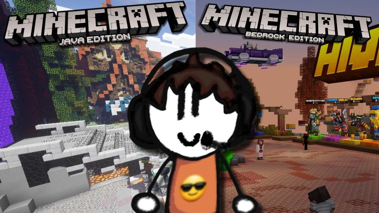 Minecraft JAVA Player Plays BEDROCK Servers - YouTube