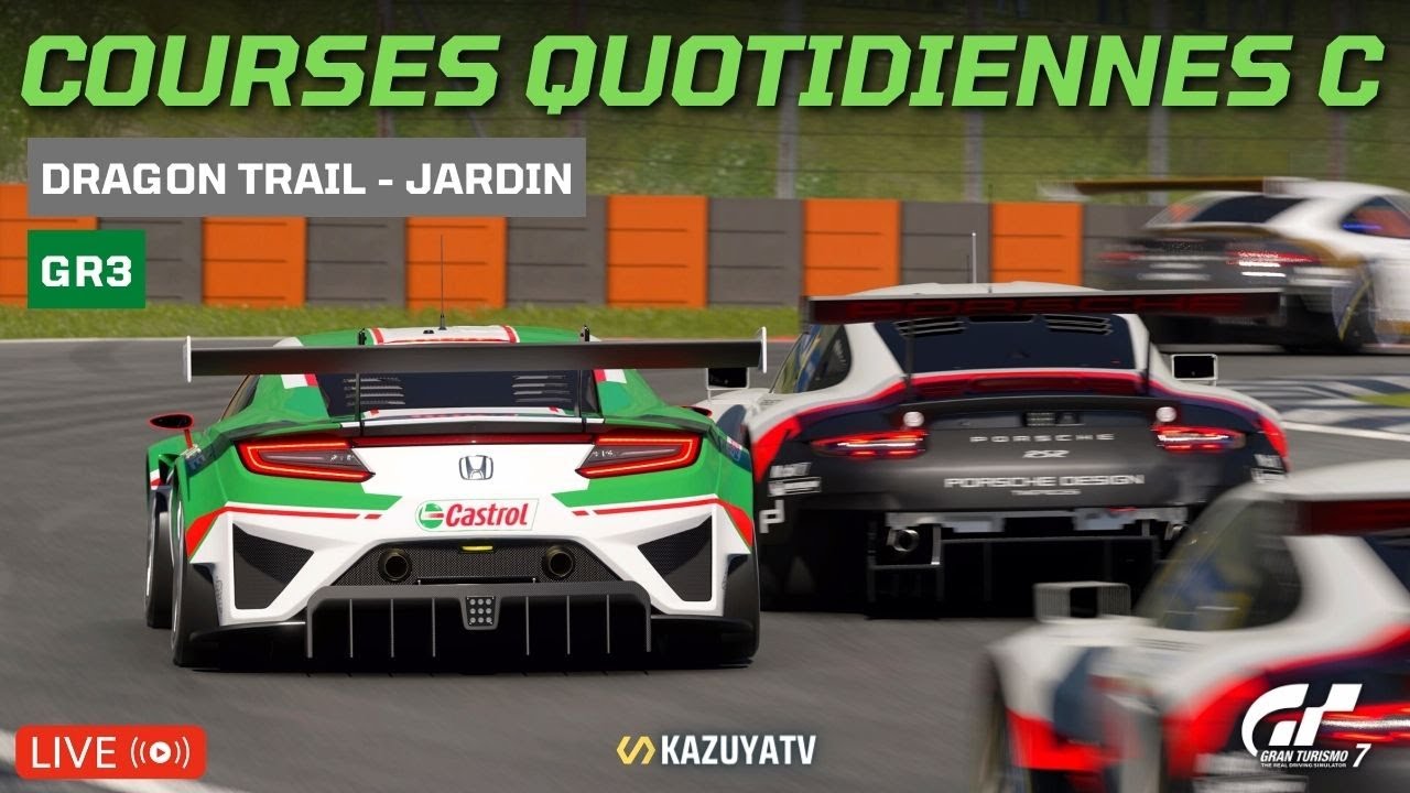 Gran Turismo 7 | Daily Race C | Dragon Trail - Jardin | GR3 🏁 - YouTube