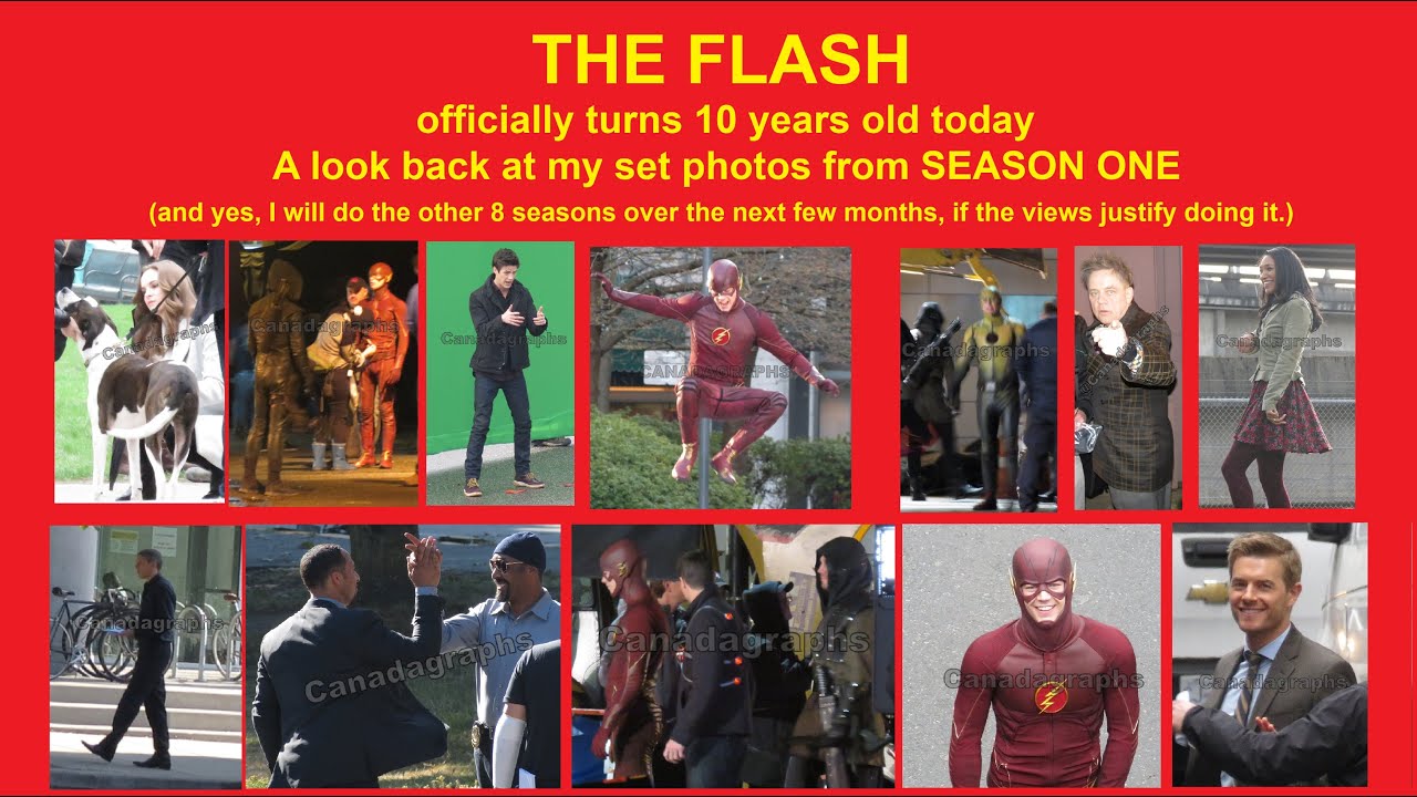 The Flash season 1 set photos to celebrate the 10th anniversary of the ...