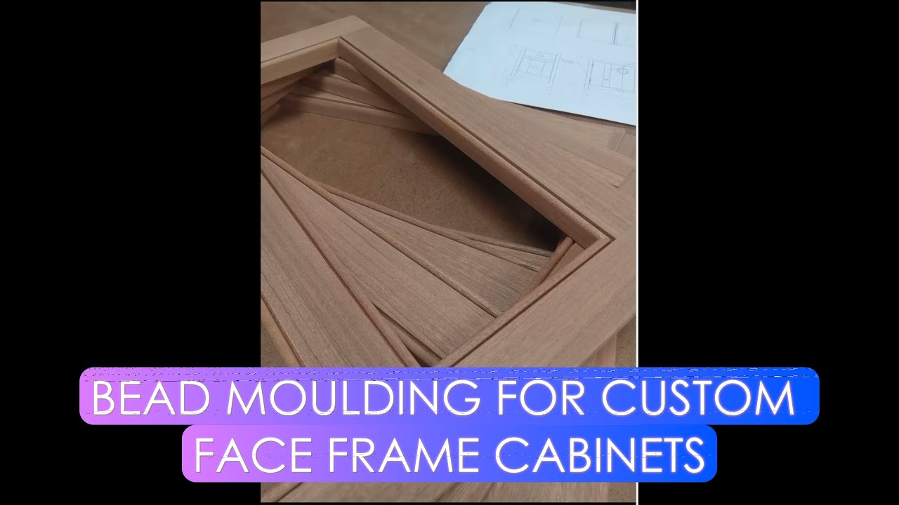 Building Custom Face Frame Cabinets Part 6: Bead Moulding Details - YouTube