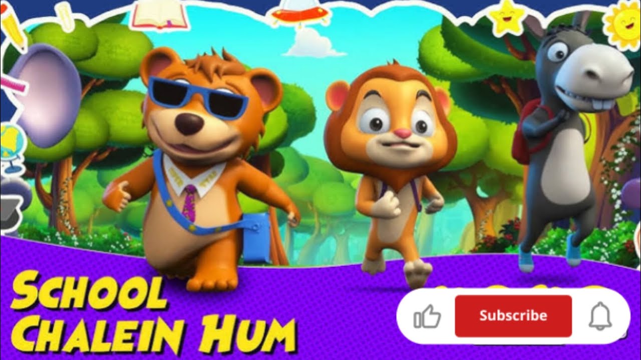 AAO SCHOOL CHALEIN HUM | IN HINDI | TURBO TOONS | - YouTube