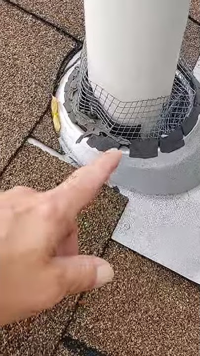 Plumbing stack boot - YouTube