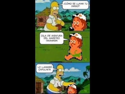 Jugando el Videojuego de Capulinita xD (Hudson's Adventure Island) para ...