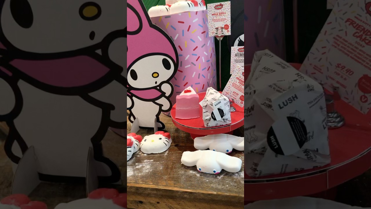 Let’s Go Sanrio Hunting!/Sanrio X Lush Collab, Sanrio Stuff PT 49 (Clip ...