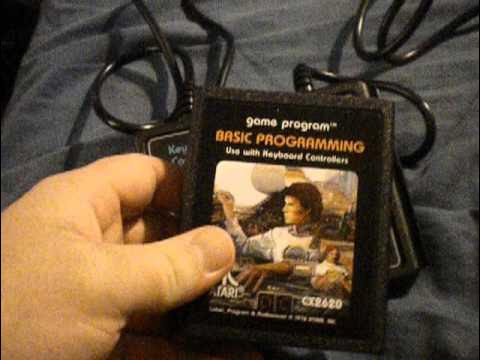atari 2600 keyboard controllers review with key pads - YouTube