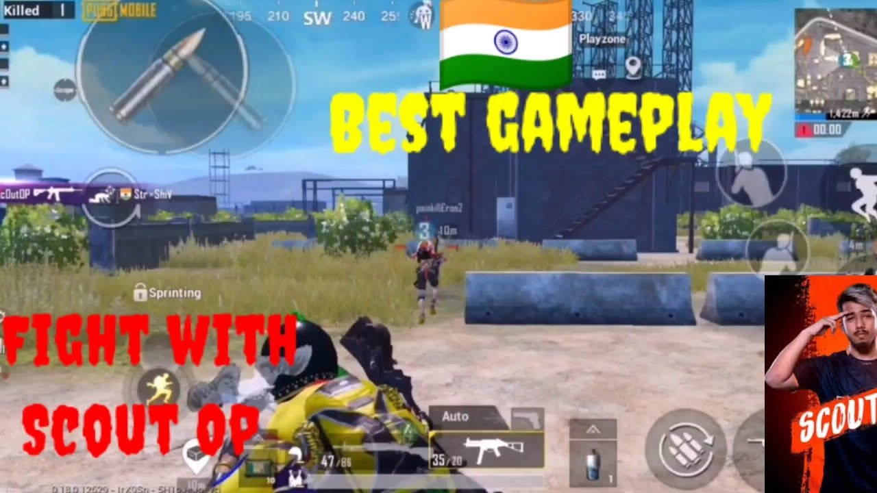 #PUBG MOBILE || Intense fight with SCOUT OP - YouTube
