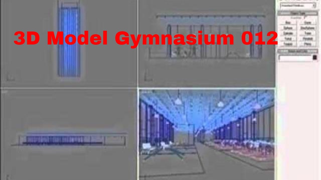 3D Model Gymnasium 012 Review - YouTube