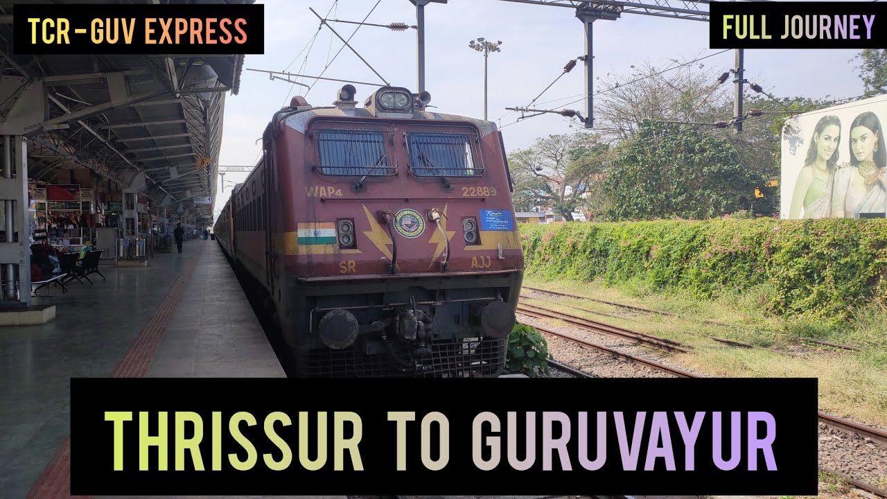 Thrissur to Guruvayur by 06446 Thrissur Guruvayur Express Special ...