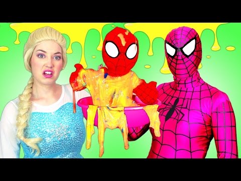 TV for children ➤ Spiderman vs Elsa Hypnosis to Blame very very Fun