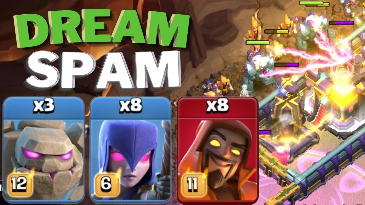 New TH15 GoWitch Super Wizard Attack Strategy is Insanely Strong! - YouTube