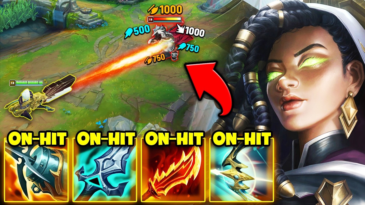 When Senna stacks on-hit items her gun becomes a Plasma Rifle... (1 ...