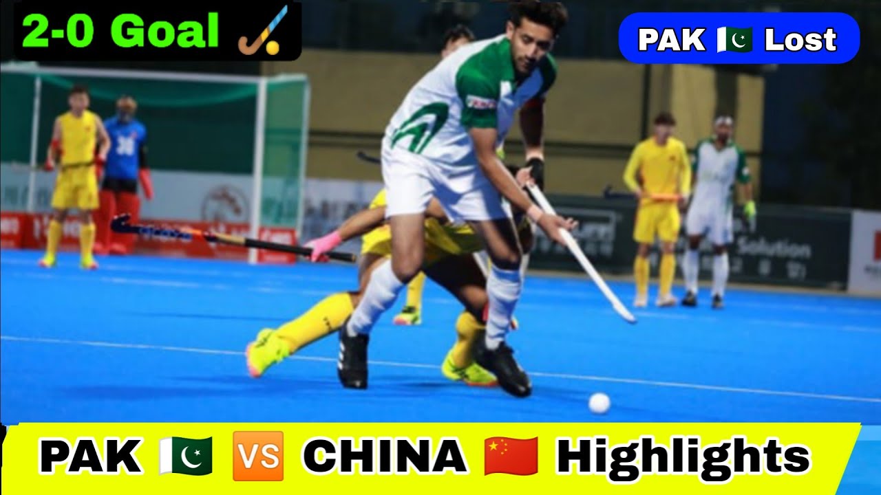 Pakistan vs China Hockey Semi Final Highlights Asian Champions Trophy ...