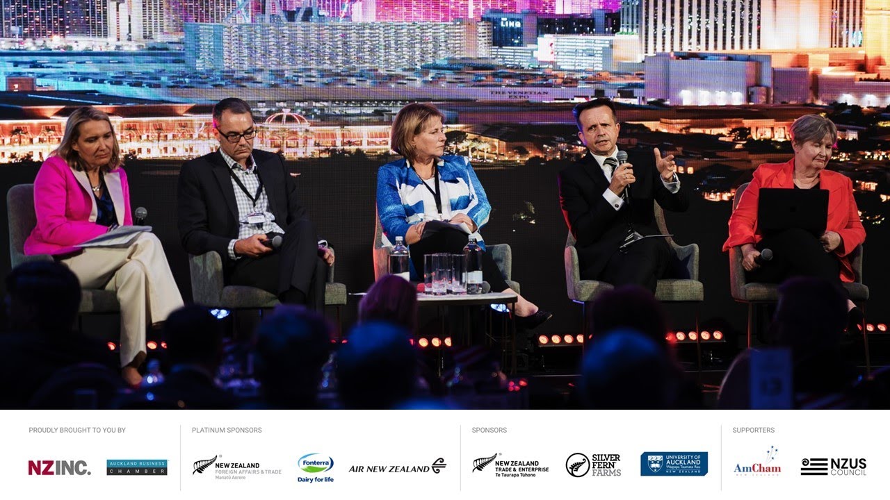 US Business Summit 2024: Global trade and New Zealand - YouTube