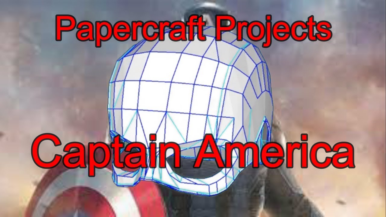 Captain America - Papercraft Projects - YouTube