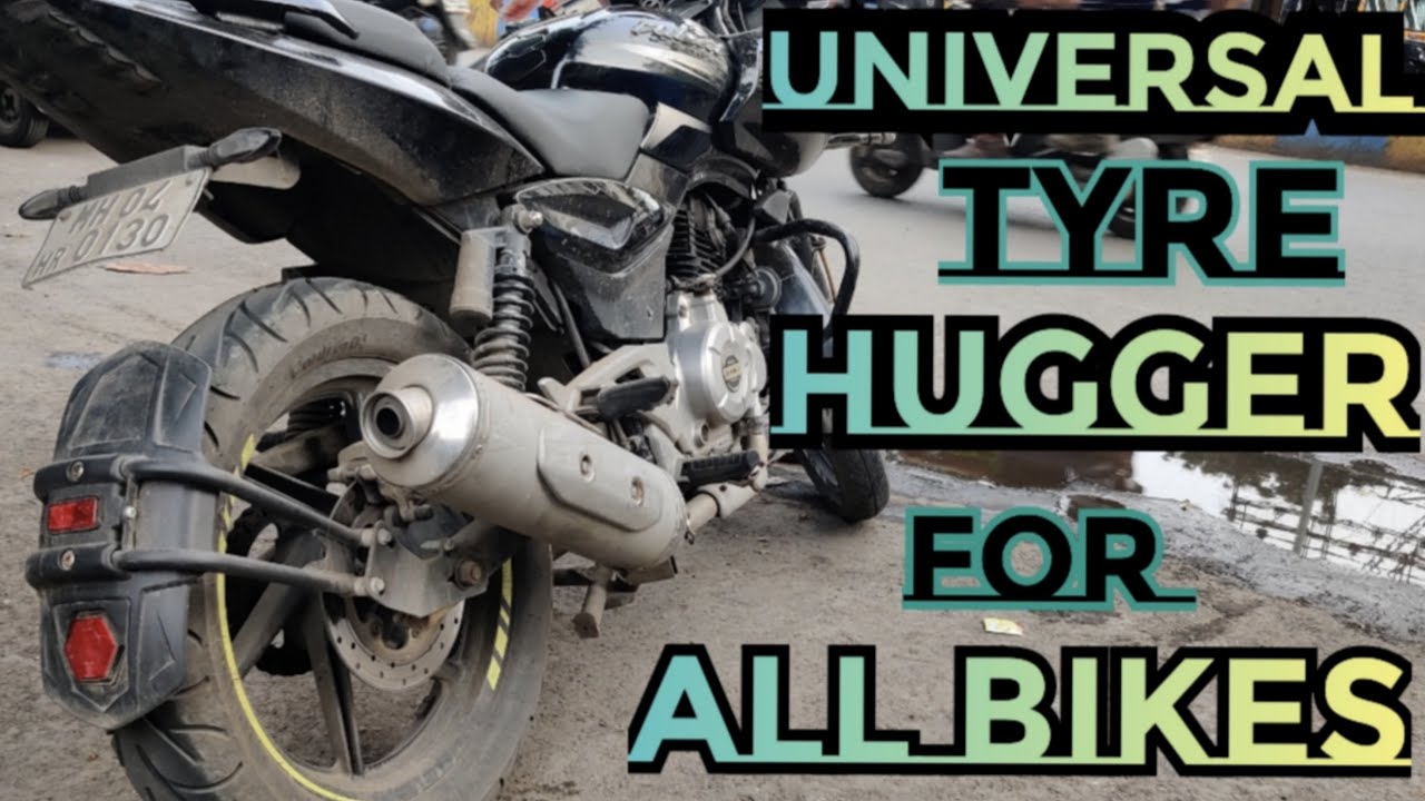 Universal tyre hugger for all bikes | modified tyre hugger for pulsar ...