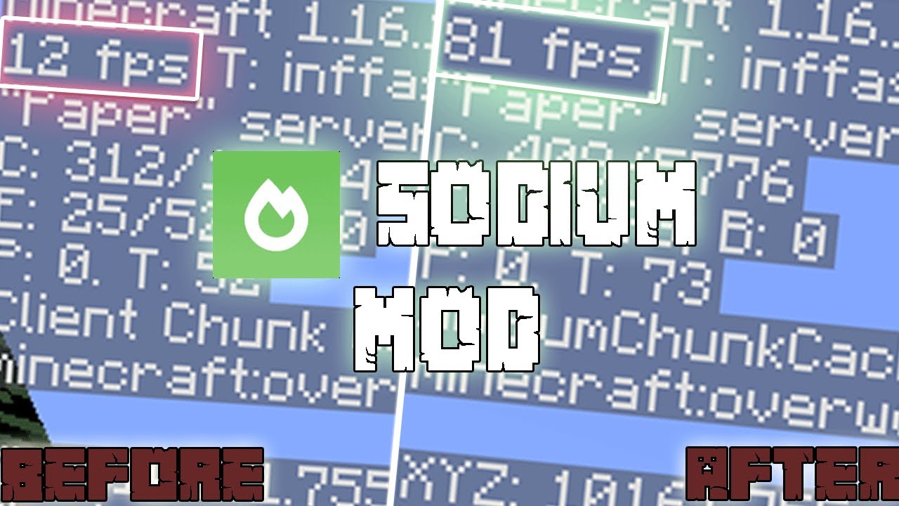 How to download and install the Sodium Mod! [Huge FPS Booster] - YouTube