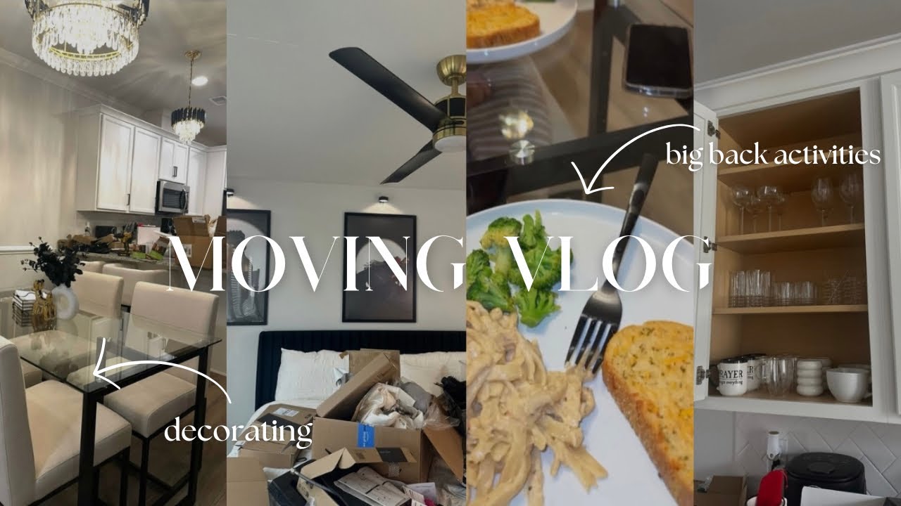 moving series 2: building furniture + home updates + cooking first meal ...