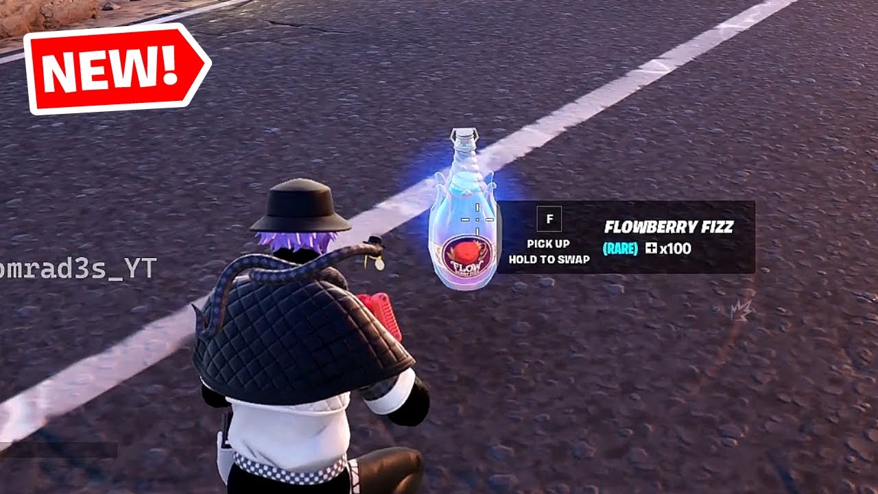 NEW Flowberry Fizz Item in Fortnite - YouTube