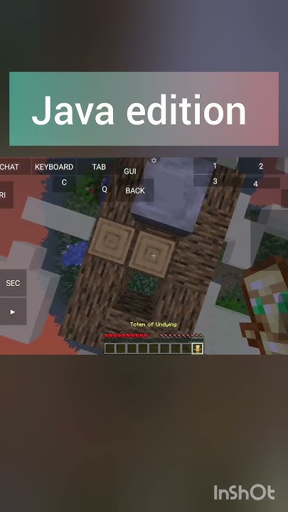 Minecraft Java edition versus pocket edition totam test 😅 #minecraft # ...