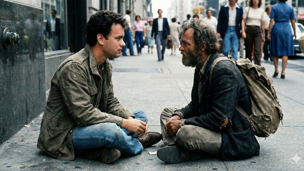 TOM HANKS THE HOMELESS MAN WHO SAVED HIS CAREER - YouTube